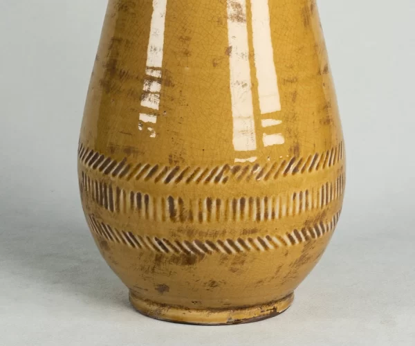 Wholesale Yellow Glazed Ceramic Vases , Support OEM and ODM — SANTAI ...