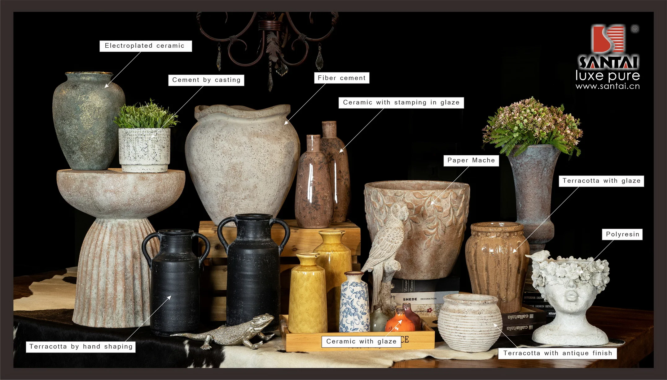 Advantages of Ceramic Flower Pots VS Fiber Cement - SanTai Ceramics